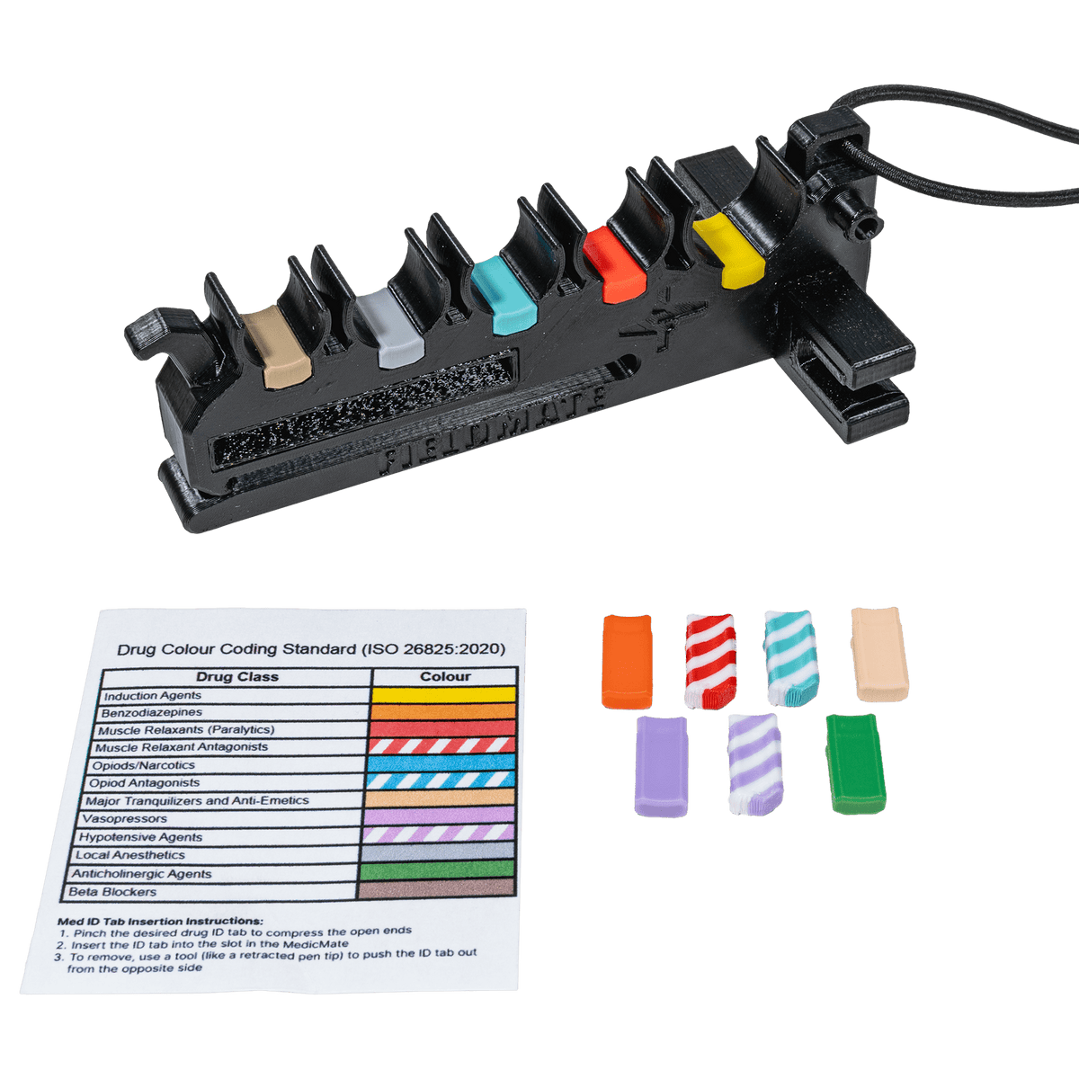 Flat Line Medication ID Tabs for FieldMate and EvacMate — CTOMS