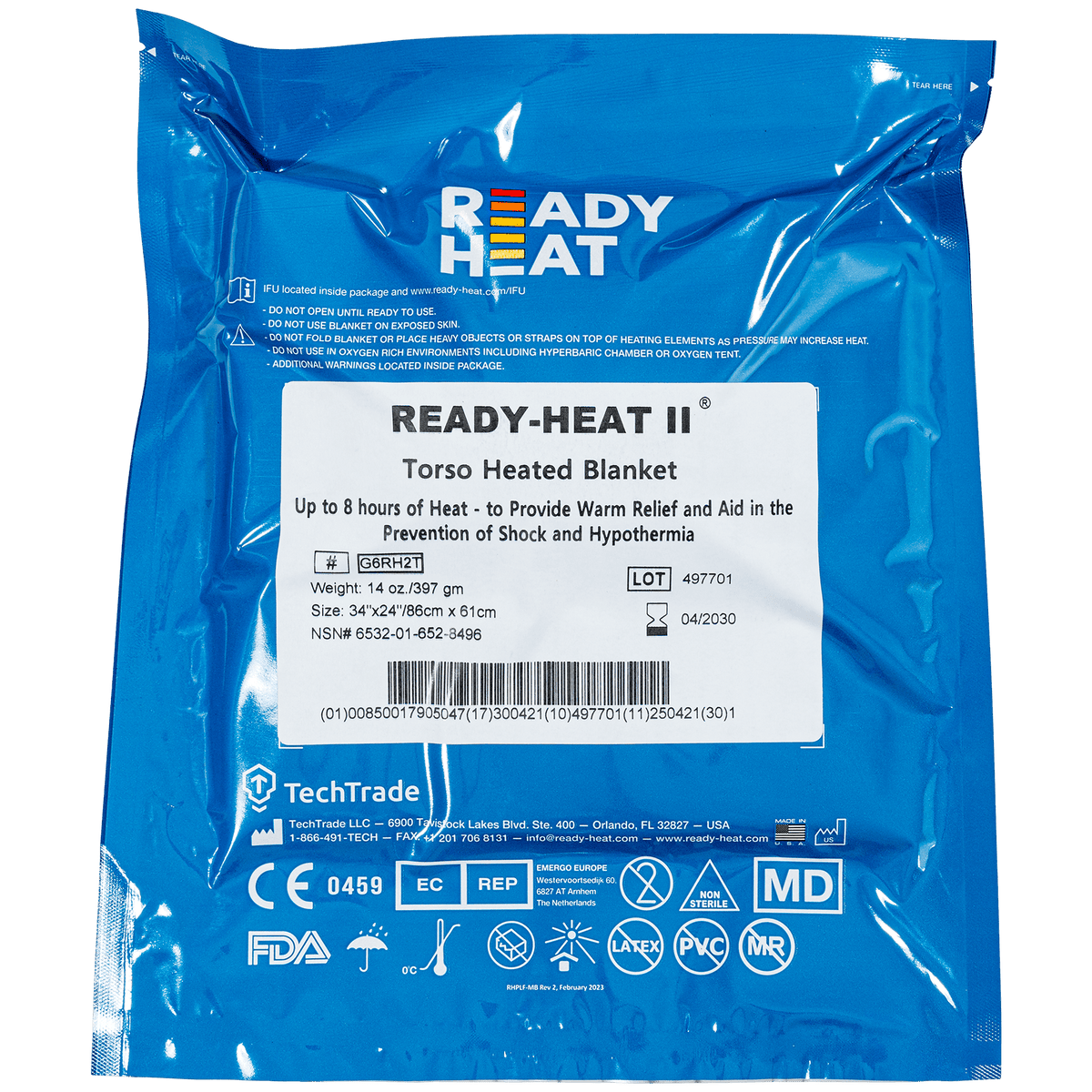 Ready-Heat™ II - Torso Blanket — CTOMS