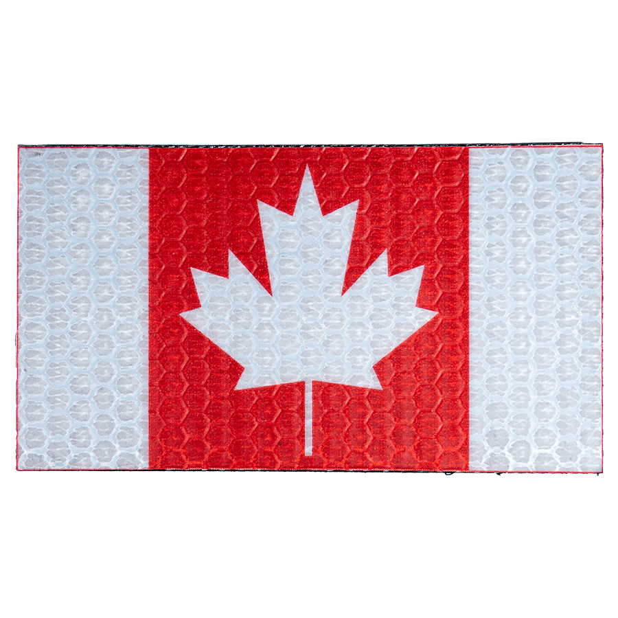 Canadian Flag IR Patch (SILVER/RED) — CTOMS