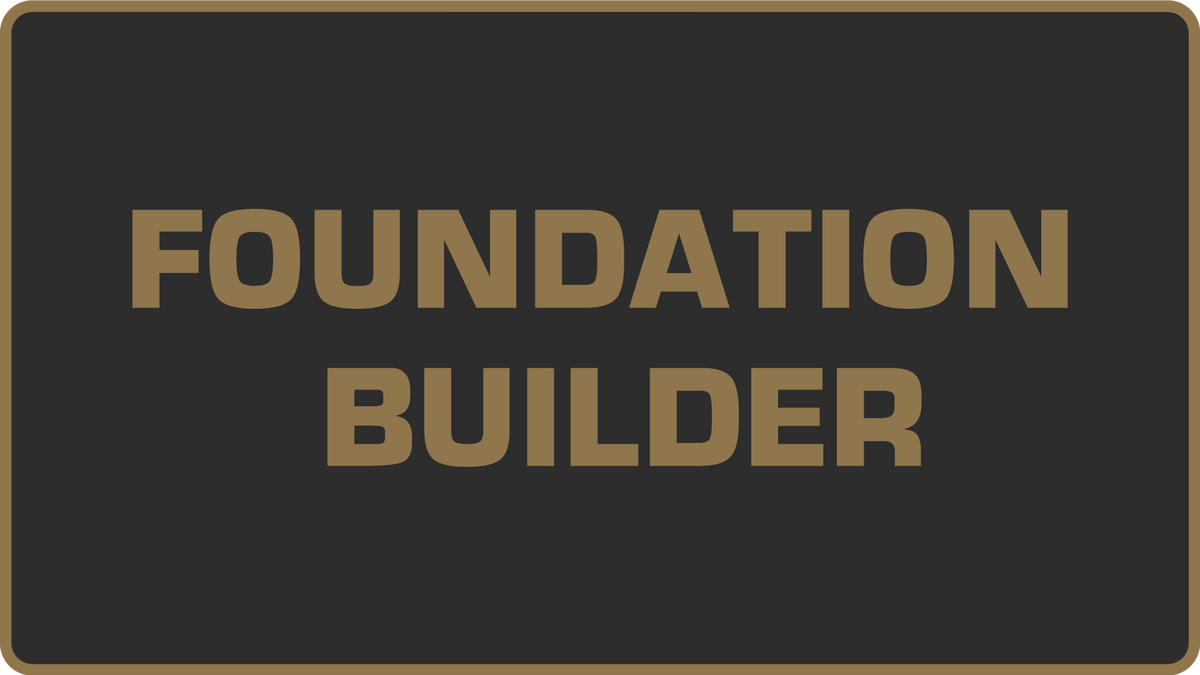 Foundation Builder Bundle — CTOMS