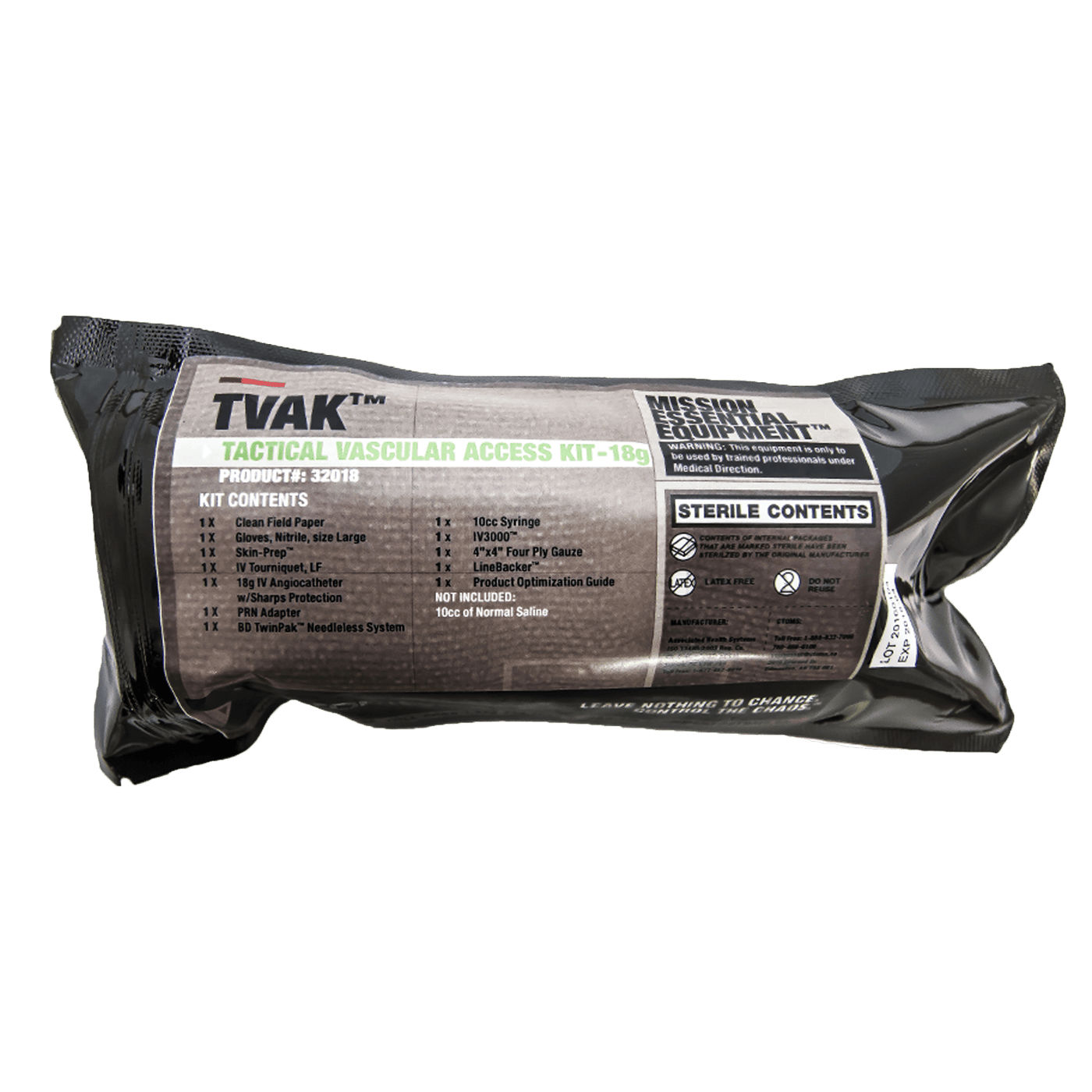 Tactical Vascular Access Kit (TVAK) - 18g — CTOMS